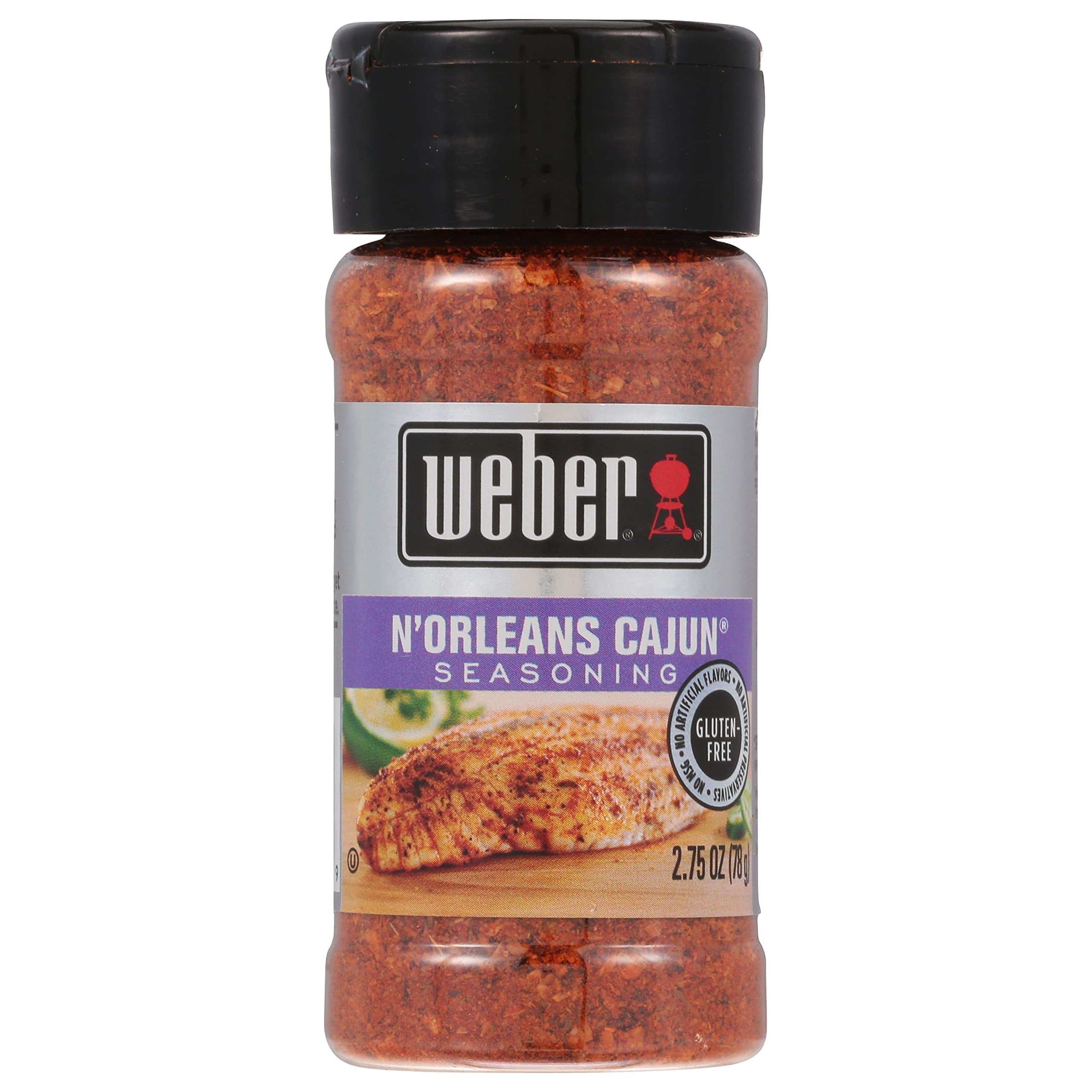 Weber N'Orleans Cajun Seasoning, MFF30 2.75 Ounce Shaker - Walmart.com