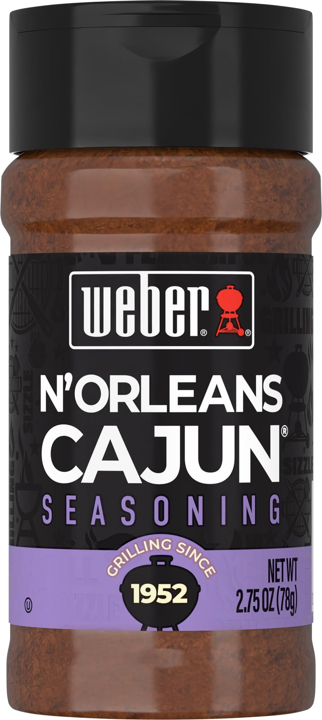 Weber N'Orleans Cajun Seasoning, MFF30 2.75 oz - Walmart.com