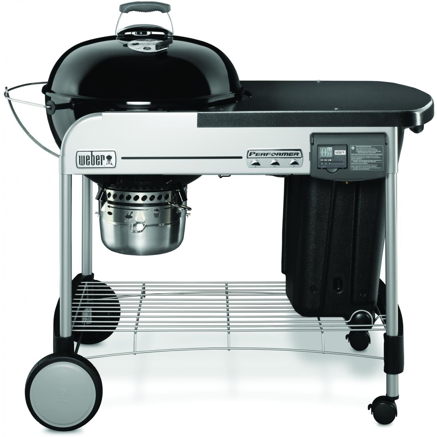 Weber, Performer Deluxe Charcoal Grill, 22 inch, Easy to Clean ...