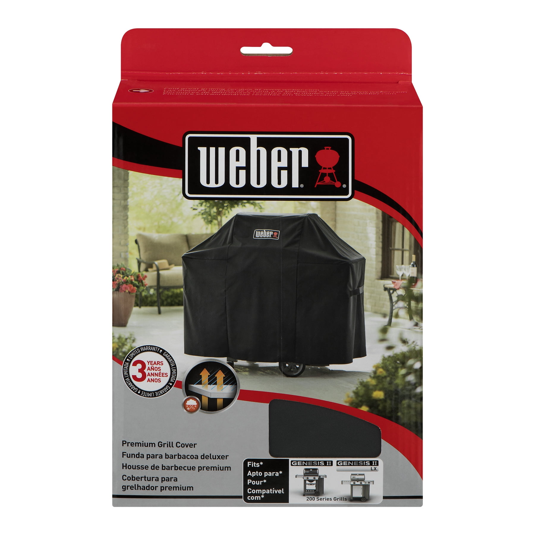 Weber Premium Grill Cover 7129, 1.0 CT - Walmart.com