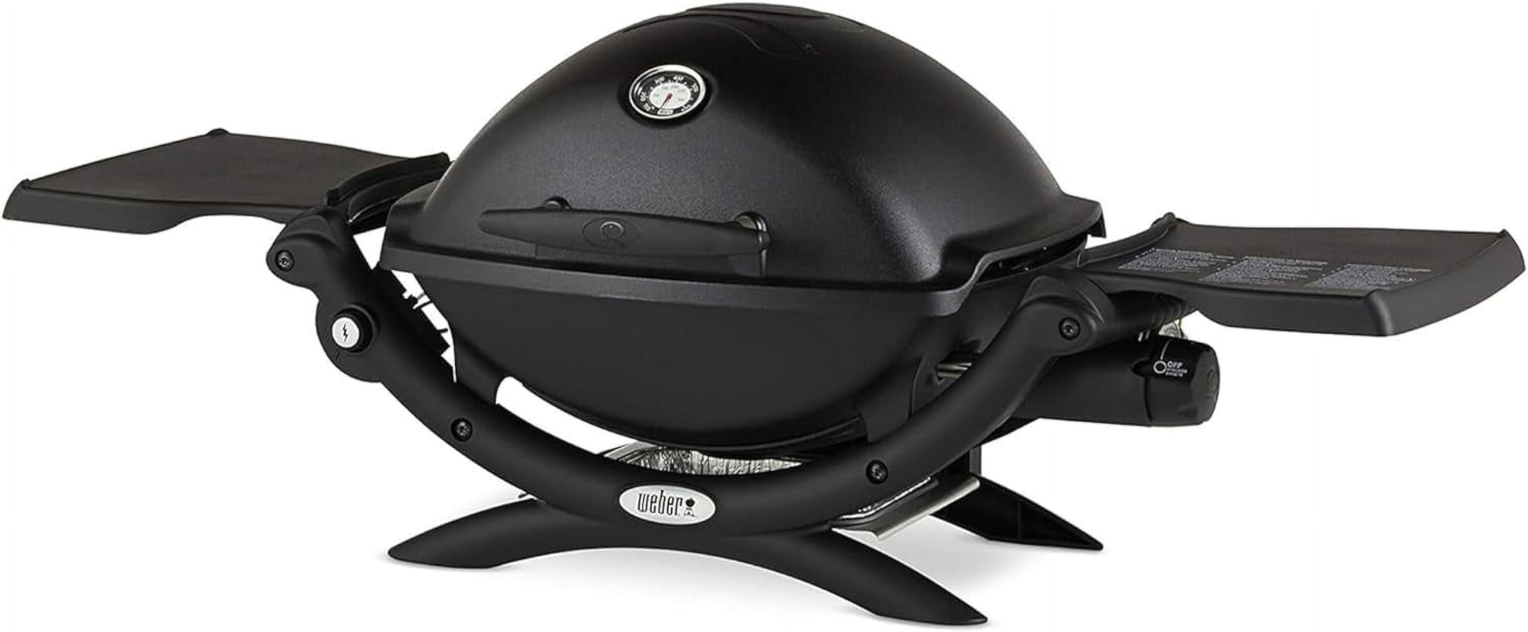Weber Q1200 Liquid Propane Grill, Black - Walmart.com