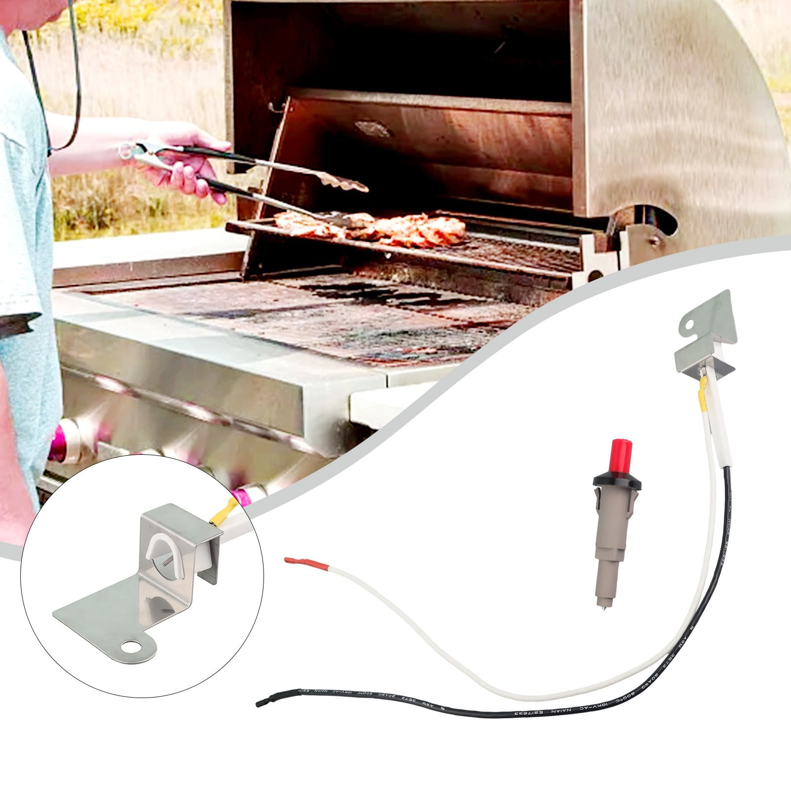 Weber Q300 Q3000 Gas Grill Ignition Kit 60092 Replacement - Push Button ...