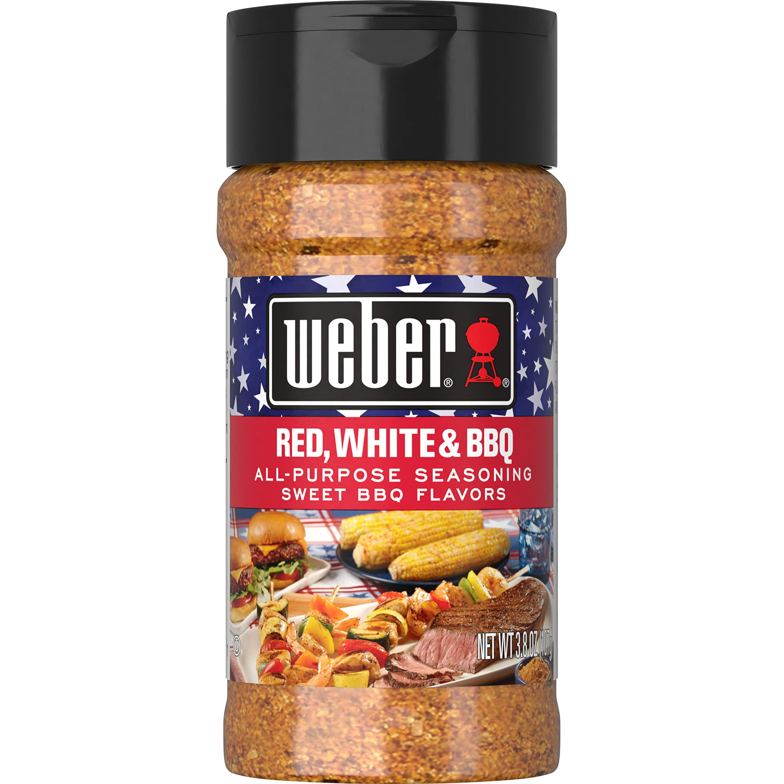 Weber Red, White & CCF19 BBQ Seasoning, 3.8 Ounce Shaker - Walmart.com