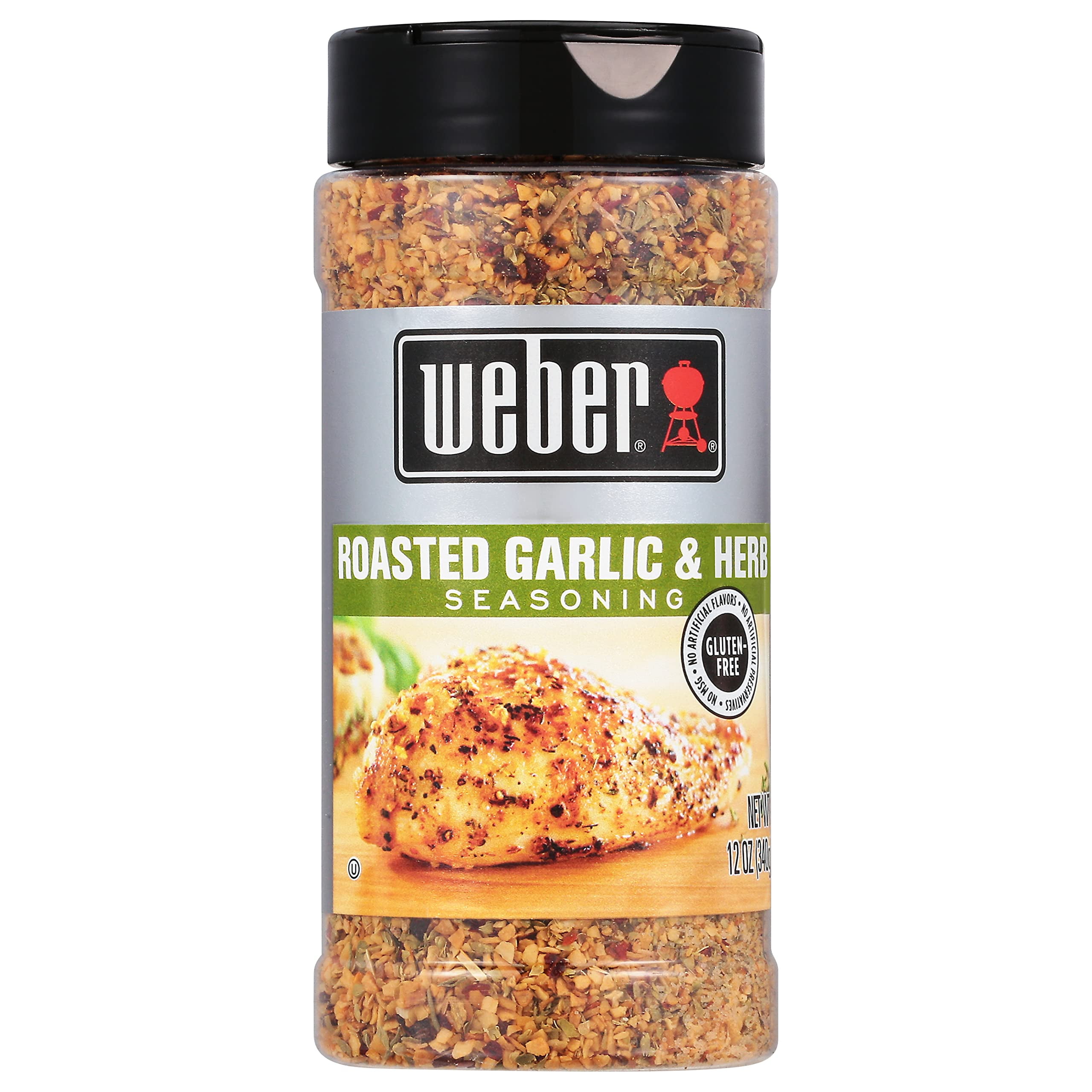 Weber Roasted Garlic & Herb Seasoning, BSL1 12 Ounce Shaker - Walmart.com