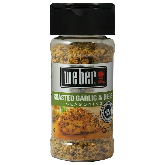 Weber Seasoning Roasted Garlic & Herb 2.75 oz (Pack Of 12) - Walmart.com
