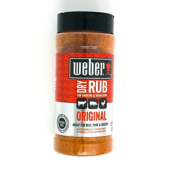 Weber Smoking and Barbecuing MZF22 Original Dry Rub, 15.25 Ounce - Walmart.com