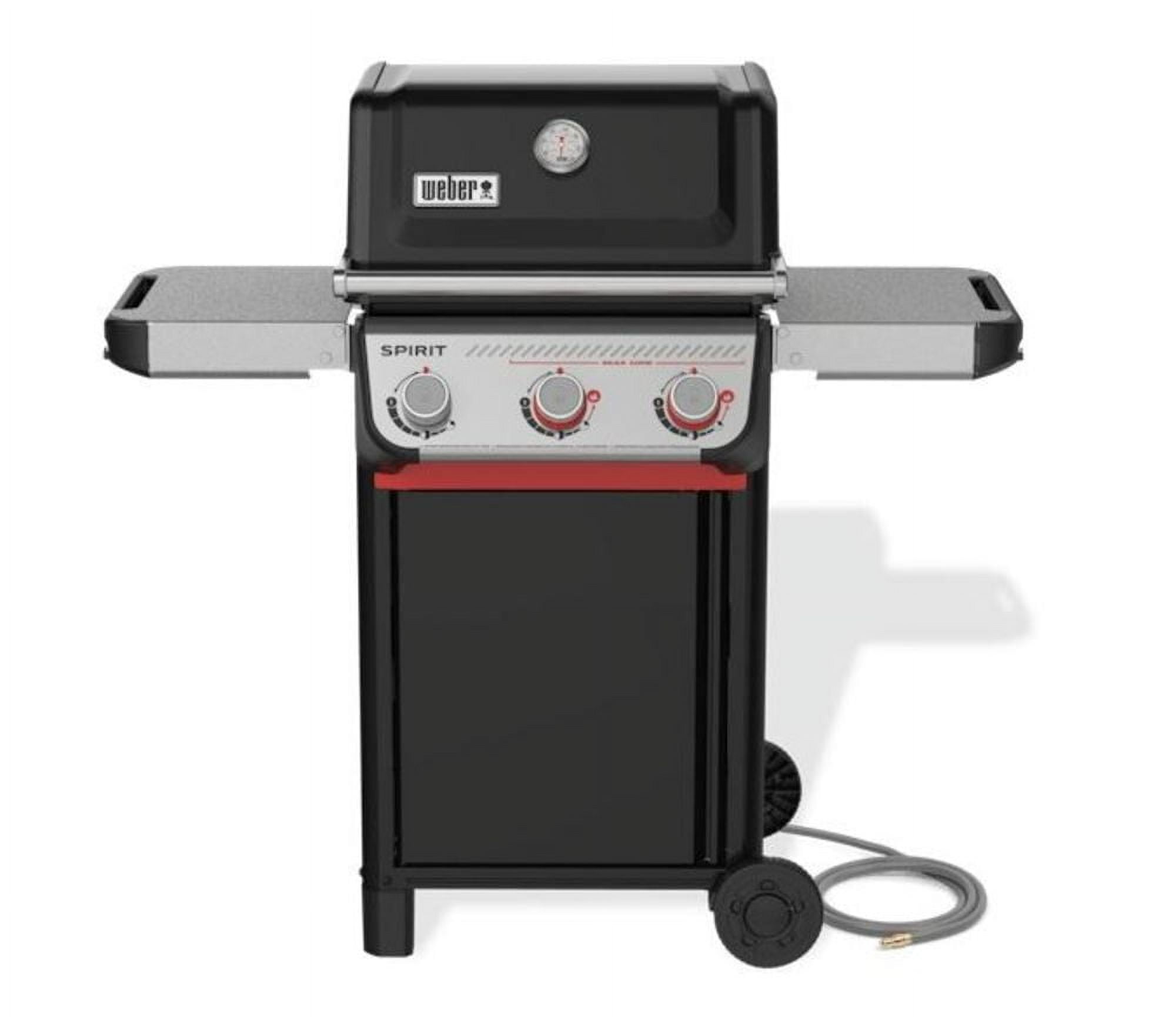 Weber Spirit E-325 26.6 Inch 3 Burner 31000 Btu Black Natural Gas Grill ...