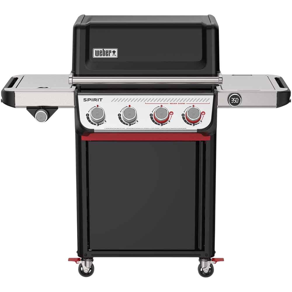 Weber Spirit E-435 25.5 Inch 4 Burner 35000 Btu Black Liquid Propane ...