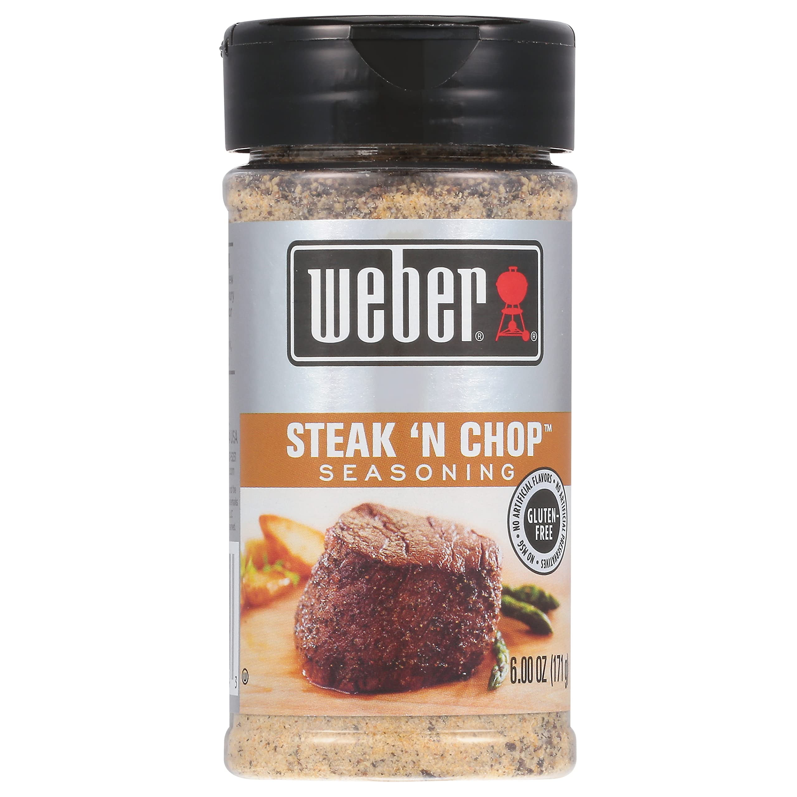 Weber Steak 'N Chop .. Seasoning, 6 Ounce Shaker .. (Pack of 6) - Walmart.com
