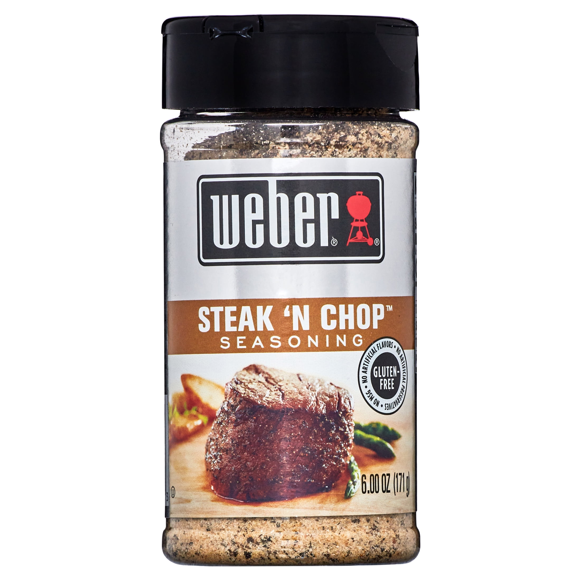 Weber Steak 'N Chop Seasoning, Gluten free, 6 oz - Walmart.com