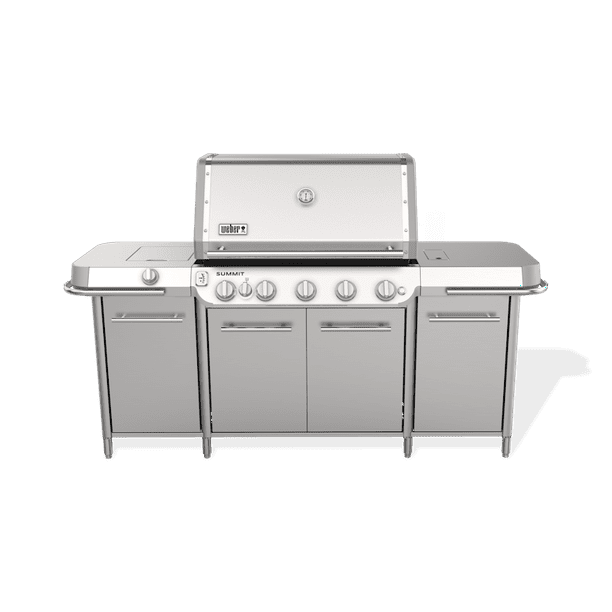 Weber Summit GC38 S Grill Center 5 Burner Stainless Steel Liquid ...
