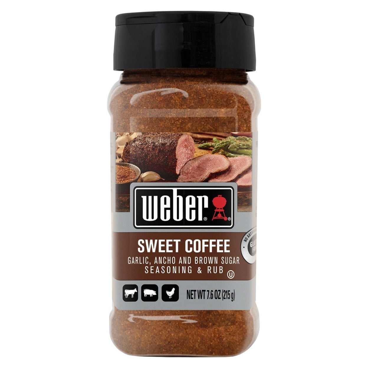 Weber Sweet Coffee Seasoning and Rub 7.6 Ounce for Grilling, Baking and ...