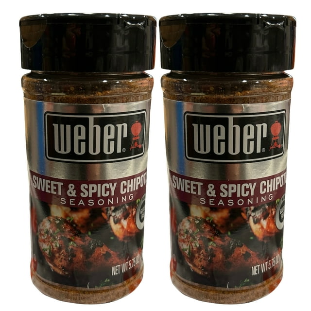 Weber Sweet and Spicy Chipotle Seasoning 5.75 oz Each Bottle Ready to ...