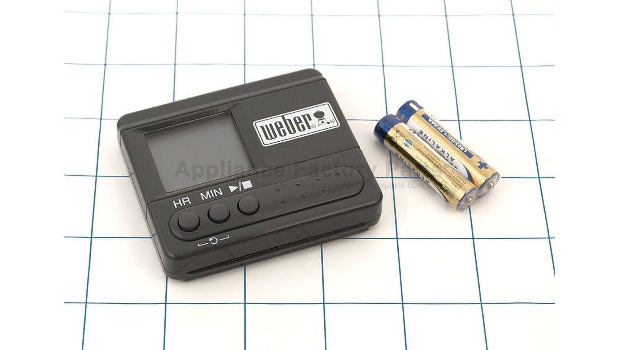 Weber Digital Timer with Backlit Display, Gray, 2015, Model 65161 - Walmart.com