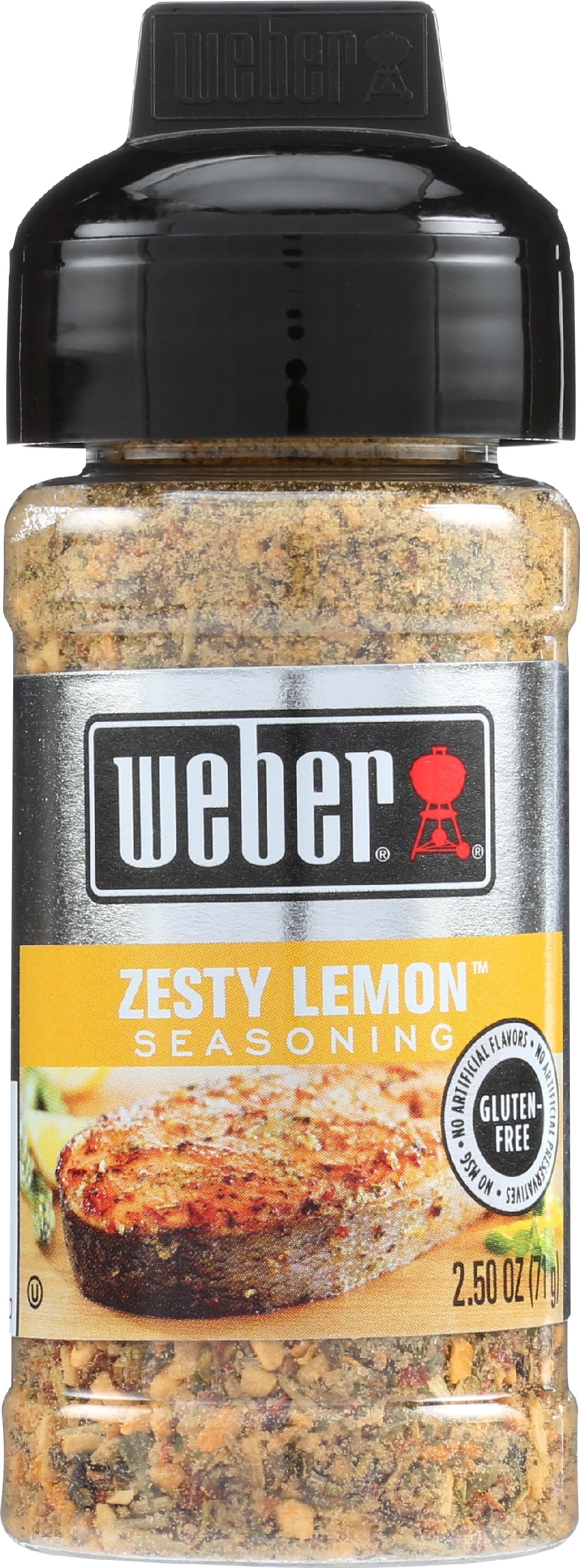 (Pack of 6) Weber Zesty Lemon Seasoning, 2.5 oz - Walmart.com