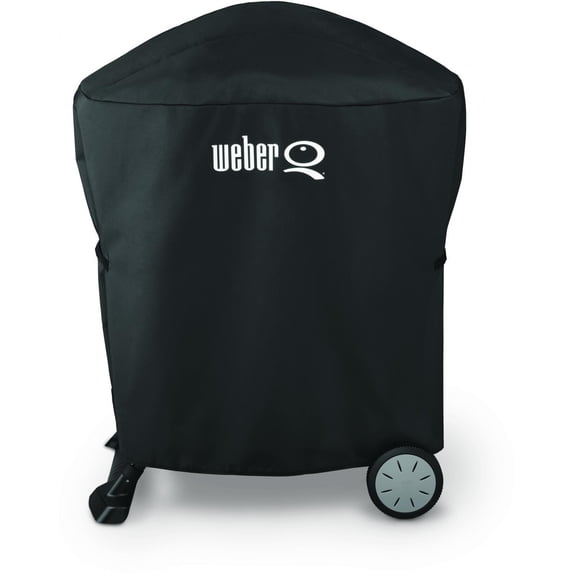 Weber 7113 Premium All-Weather Polyester Grill Cover for Q 1000/2000 ...
