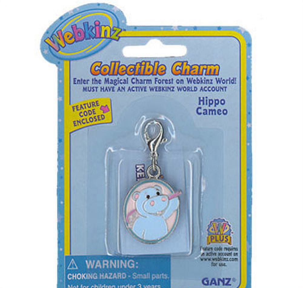 Webkinz Collectible Charm - HIPPO CAMEO - Walmart.com