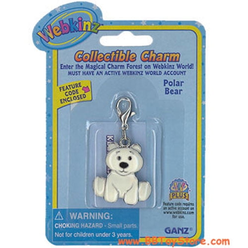 Webkinz Collectible Charm - POLAR BEAR (Mint)(NEW WITH SEALED CODE ...