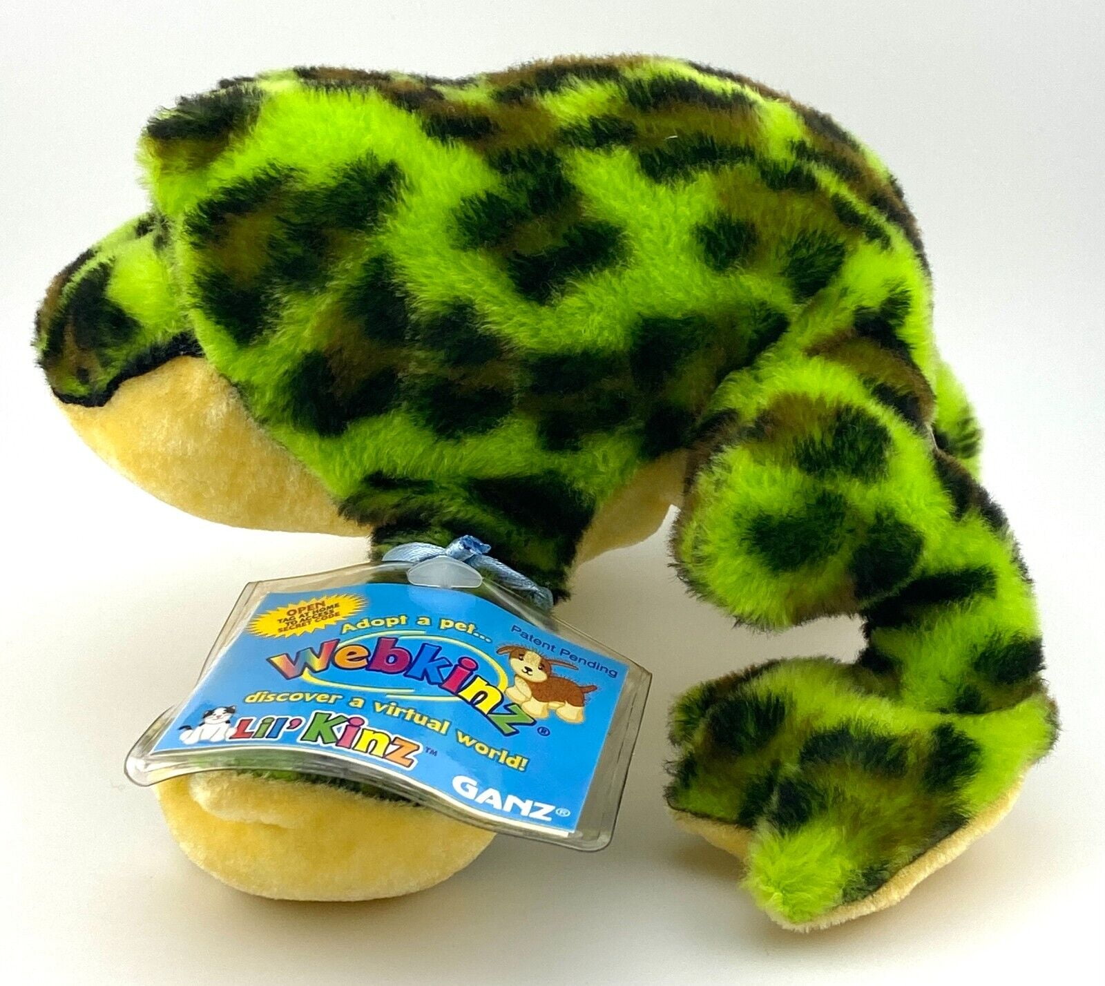 Webkinz Lil'Kinz - Bullfrog Green & Yellow Frog (With Sealed Code)(6 ...