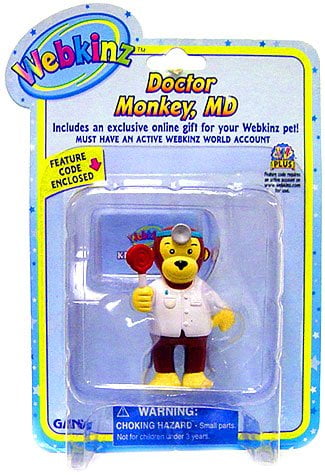 Webkinz Mini PVC Figure Doctor Monkey, MD - Walmart.com