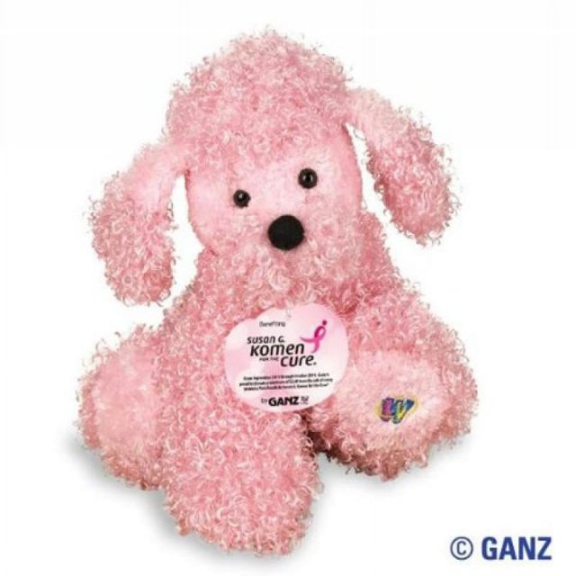 Webkinz - Susan G. Komen 2011 "I Dream in Pink" Campaign - Poodle ...