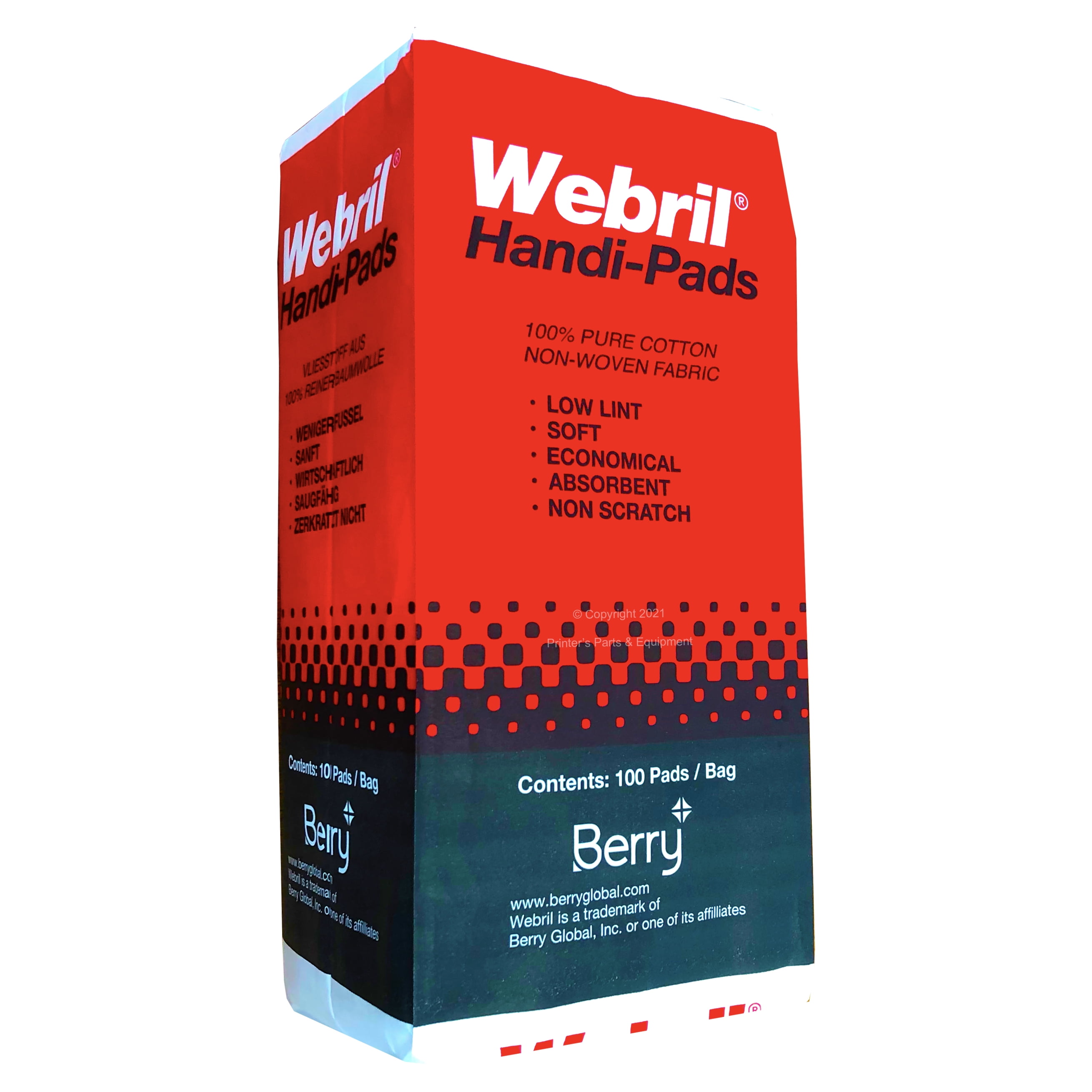 Webril Handi-Pads 4x4 Bag - Walmart.com