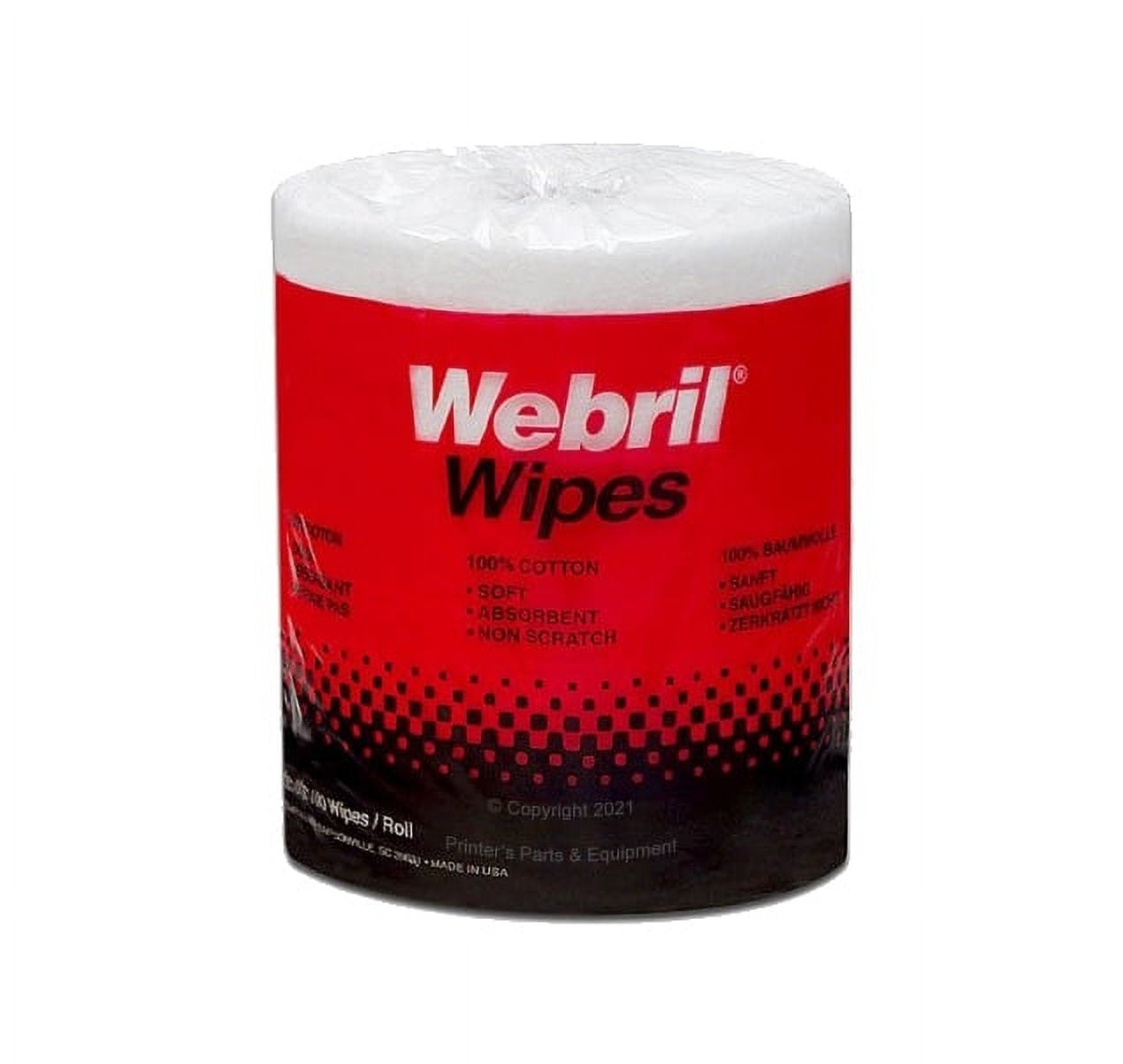 Webril Handi-Pads 8x8 Bag 100 Wipes / Roll - Walmart.com