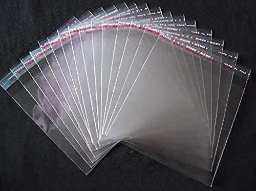 Webshoppers 200Pcs 10x14 with 2 Inch Base tshirt Packing Plastic Bag ...