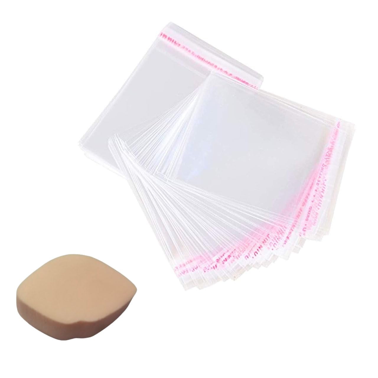 Webshoppers Plastic Polythene Clear Bags Small Size Pouches Self ...