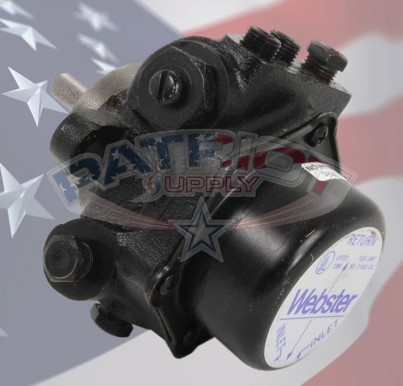 Webster 2R181C-5BQ4 Two Stage Oil Transfer Pump 15 GPH @ 80 PSI 1725 ...