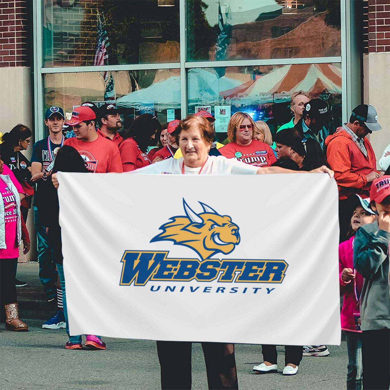 Webster Aa University Logo Banner Breeze Flag Outdoor Flags Home Flag ...