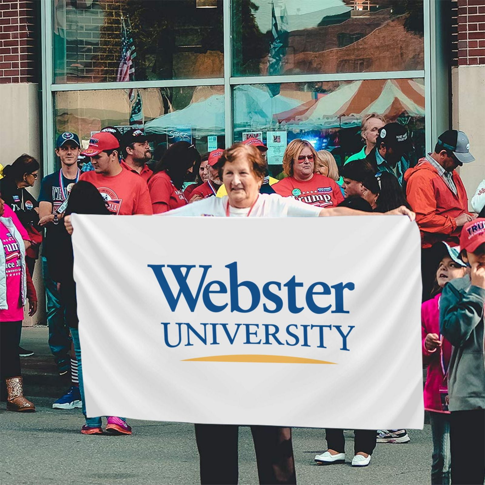 Webster Aa University Logo Banner Breeze Flag Outdoor Flags Home Flag ...