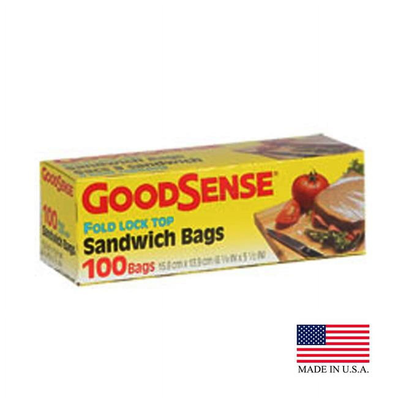 Webster Industries GDS24S100 PEC 100 Count Good Sense Fold Lock Top ...
