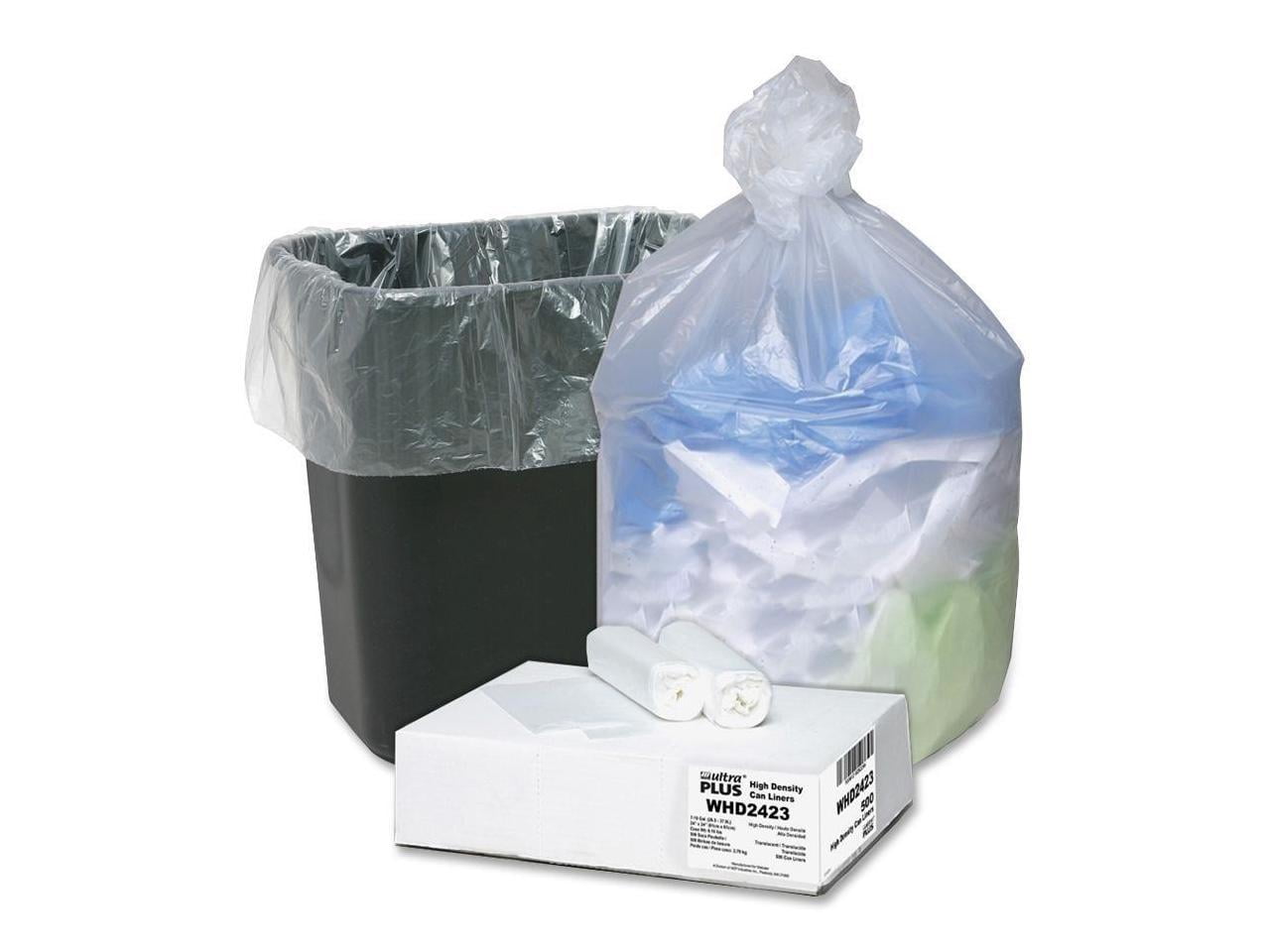Webster Ultra Plus High Density 10 gal Office Trash Can Plastic Bags ...