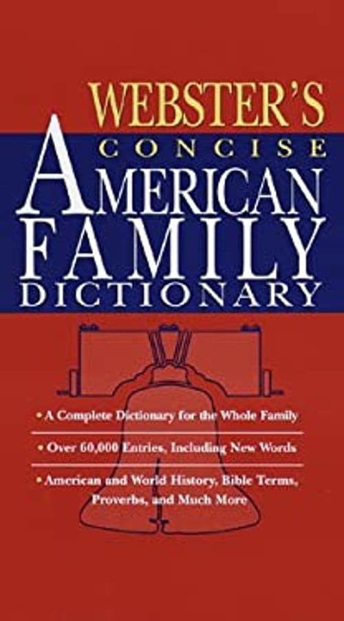Pre-Owned Webster's Concise American Family Dictionary - Walmart.com