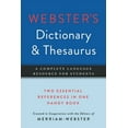 Webster's Dictionary & Thesaurus, (Paperback) - Walmart.com