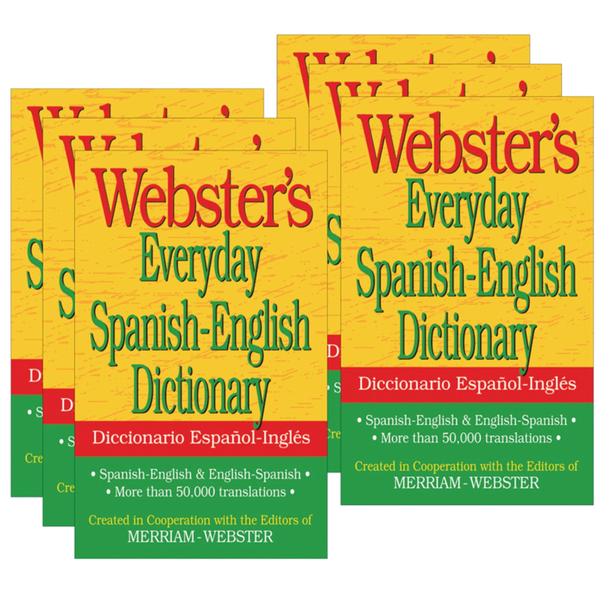Webster's Everyday Spanish-English Dictionary, Pack of 6 - Walmart.com