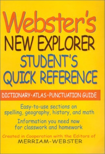 Pre-Owned Webster's New Explorer Students Quick Reference Hardcover ...