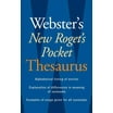 Merriam-Webster's American English Pocket Thesaurus (Paperback ...