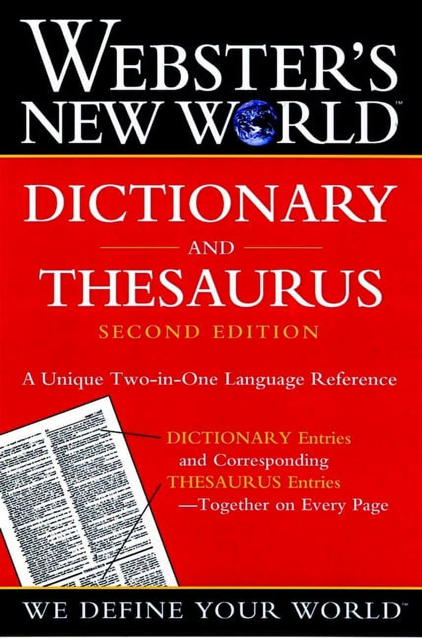 Webster's New World Dictionary and Thesaurus, 2nd Edition (Paper ...