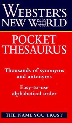 Pre-Owned Webster's New World Pocket Thesaurus (Paperback) 0028618866 ...