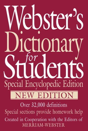 Pre-Owned Websters Dictionary for Students, Special Encyclopedic Edition, New Edition Paperback ...
