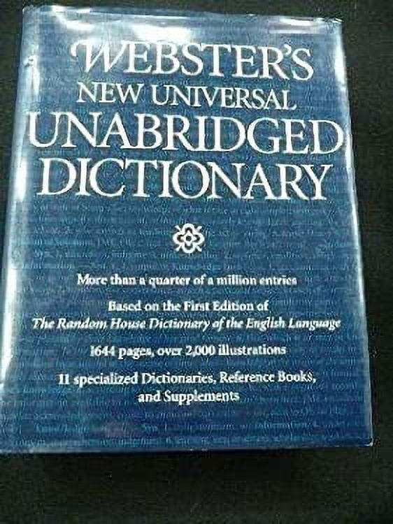 Websters New Universal Unabridged Dictionary 9781566191470 Used / Pre ... Websters New Universal Unabridged Dictionary 9781566191470 Used / Pre ...