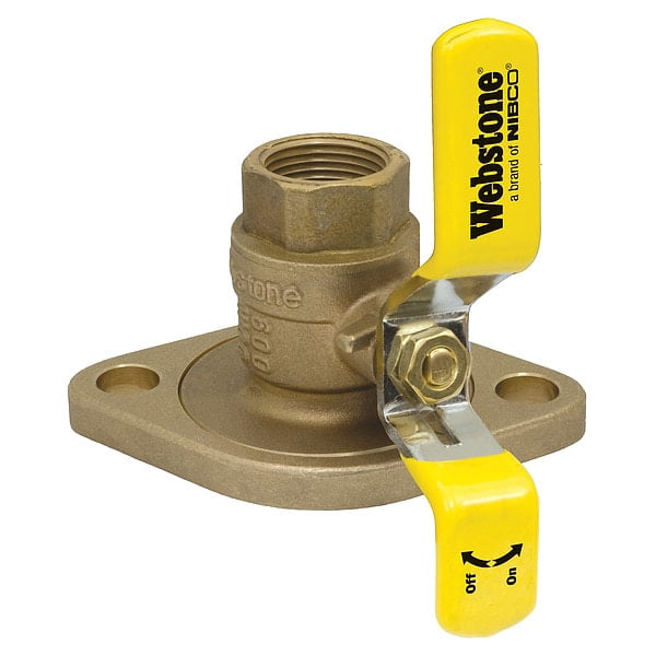 Webstone Manual 2-Way Ball Valve,IPS,Brass 41403 - Walmart.com