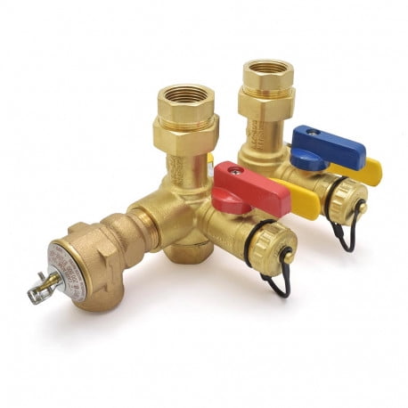 Webstone Valves Lead-Free 3/4" NPT Tankless Water Heater Service Valve ...