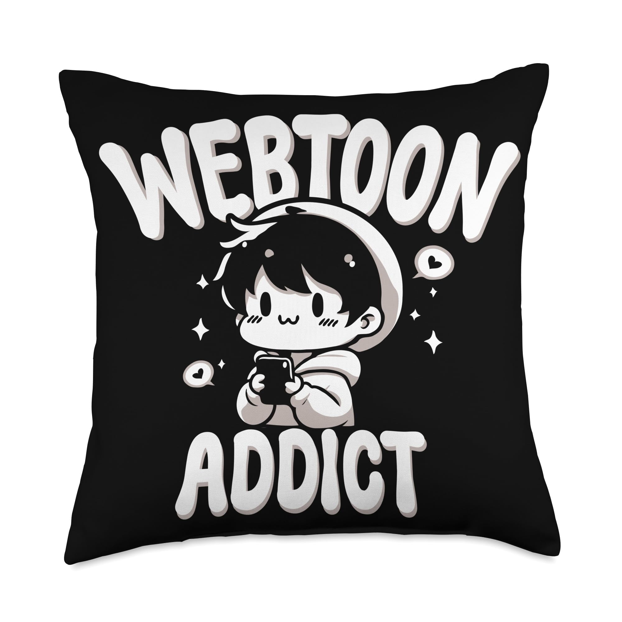 Webtoon Addict Funny Anime Fan Gift Throw Pillow C80 - Walmart.com