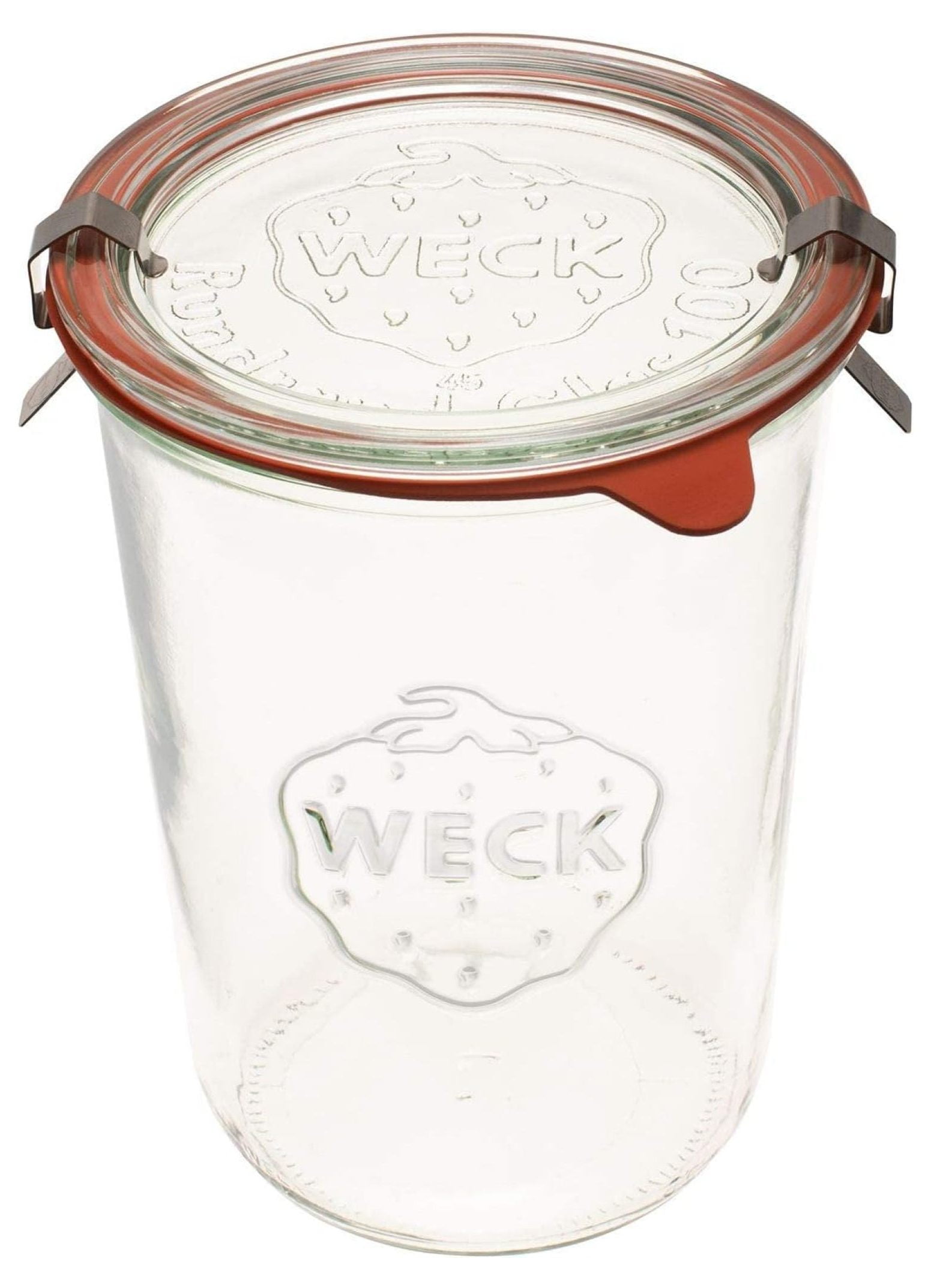 Weck Large Canning Jars 743 - Pickling, Jam Preserve, Airtight Seal, 3/ ...