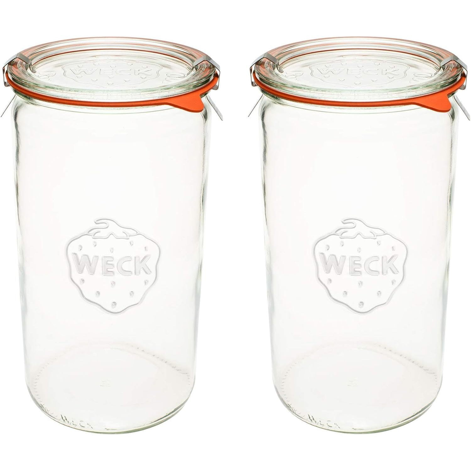Weck Canning Jars - Weck Jars made of Transparent Glass - Eco-Friendly Canning Jar - Storage for ...
