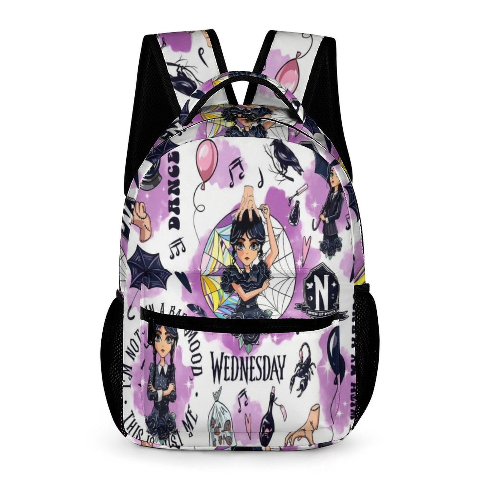 Wed-nesday Add-ams Addams Backpack Fashion Laptop Backpacks Lightweight ...