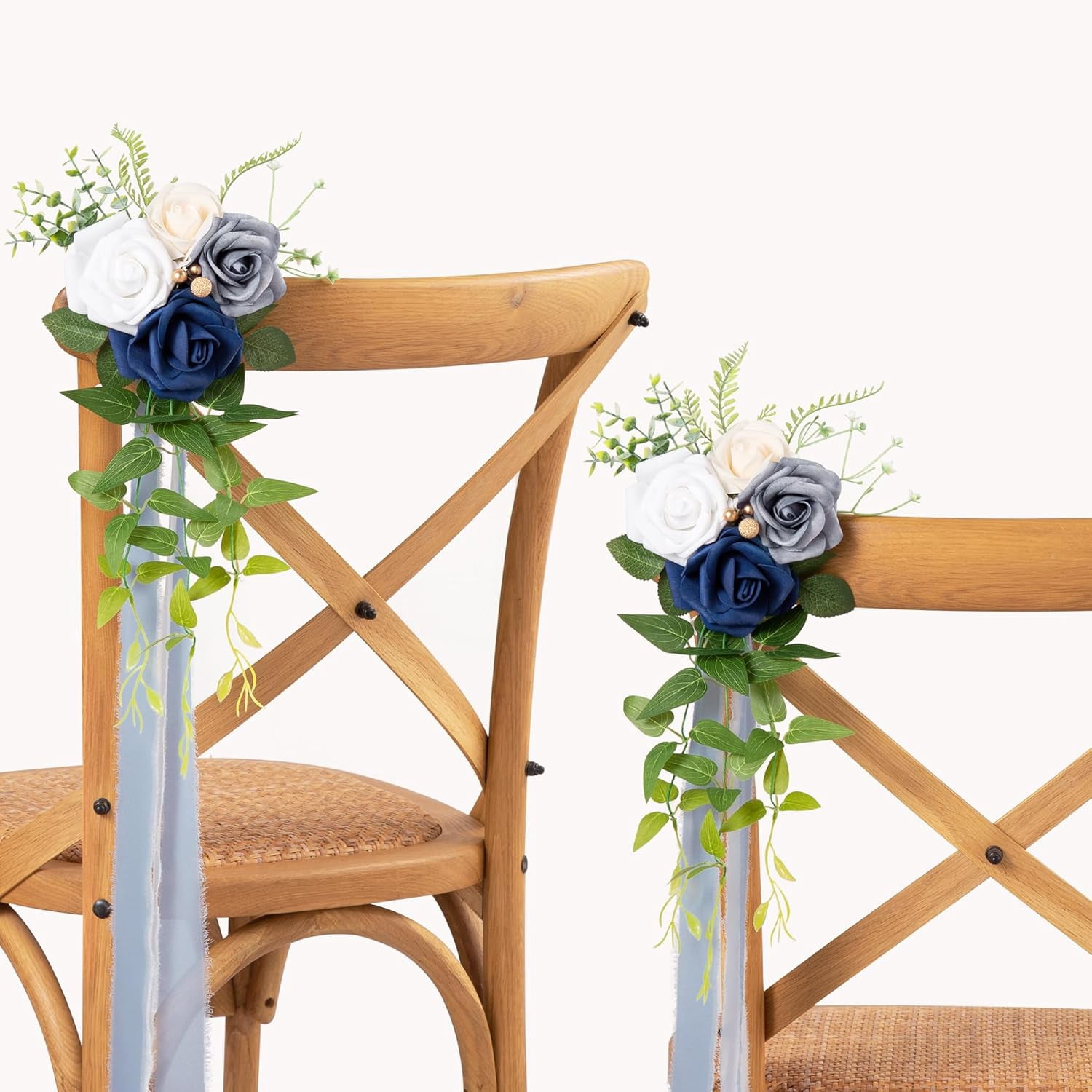 Wedding Aisle Decorations Pew Flowers Set of for Wedding Ceremony Party ...